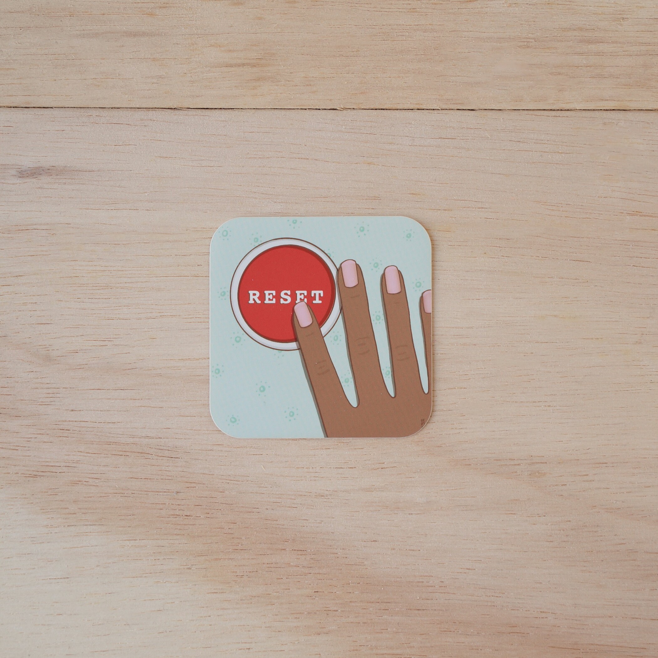 Red Reset Button Sticker Where's That Reset Button | Etsy