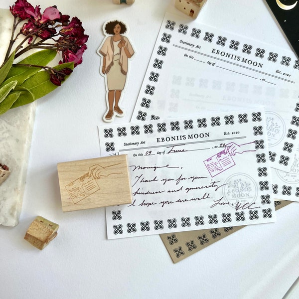Postal Rubber Stamp - Etsy
