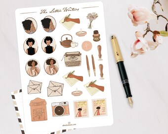 Writing Stickers | Etsy