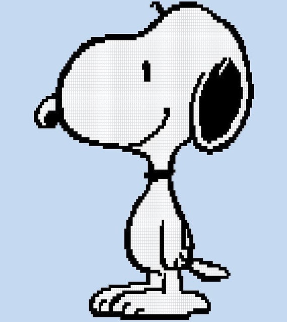 Snoopy Blanket Crochet Pattern Digital Download Large and - Etsy
