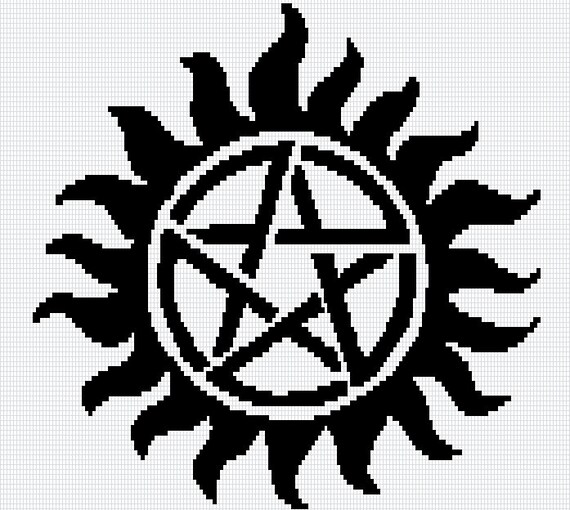 Supernatural Blanket Crochet Pattern Digital Download Large | Etsy