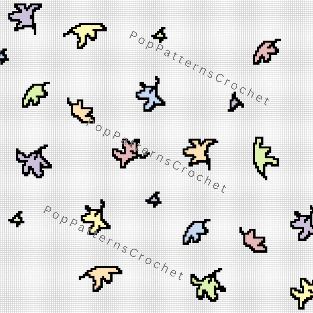 Heartstopper Leaves Blanket Crochet Pattern Digital Download - Large ...