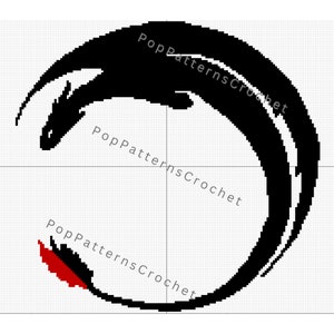 Toothless - How to Train Your Dragon - Blanket Crochet Pattern Digital ...