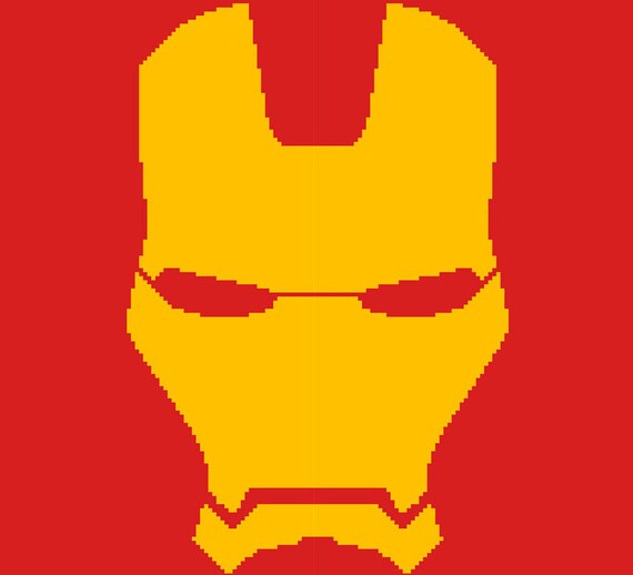 Iron Man Blanket Crochet Pattern Digital Download Large | Etsy