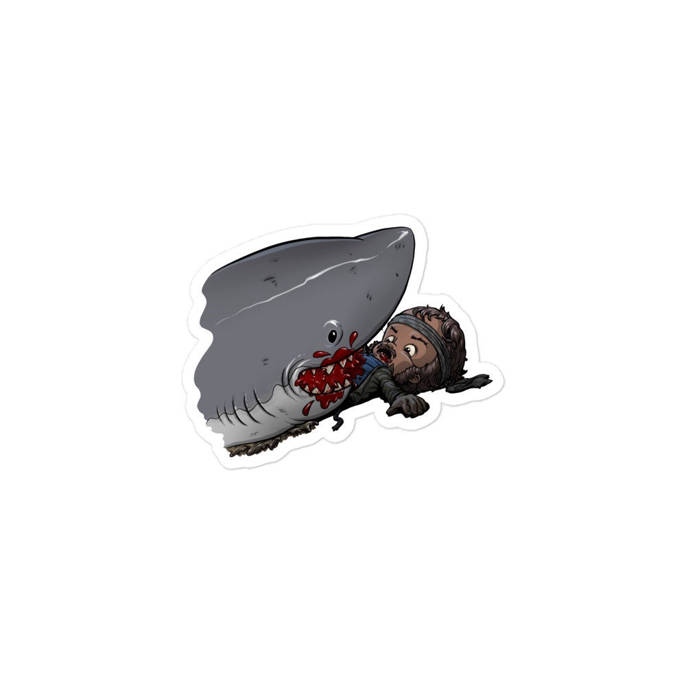Bruce Quint Sticker Shark Jaws Spielberg Movie Aquatic Horror - Etsy