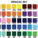 Oracal 651 Permanent Gloss Vinyl | Craft Vinyl | Cricut, Silhouette ...