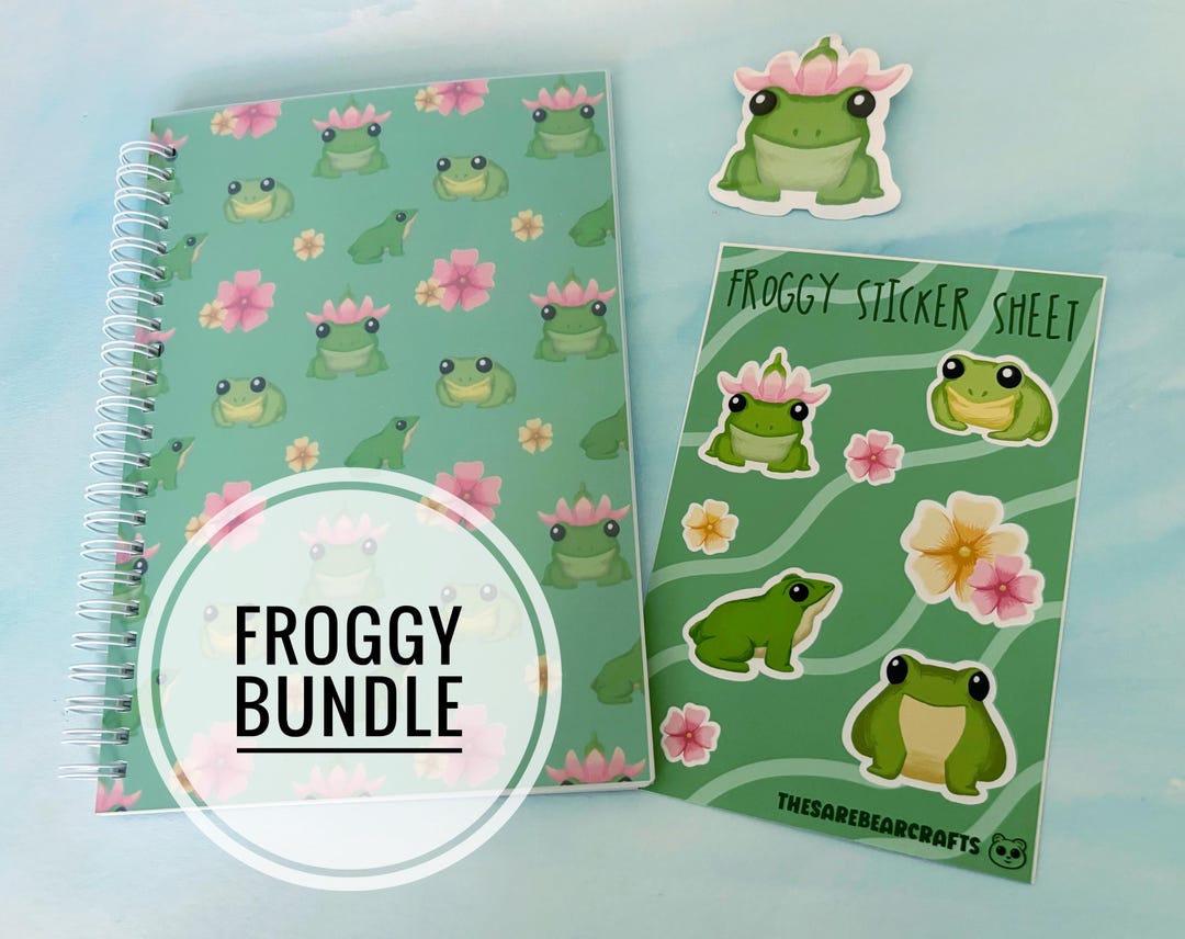 Froggy Sticker Bundle - Etsy