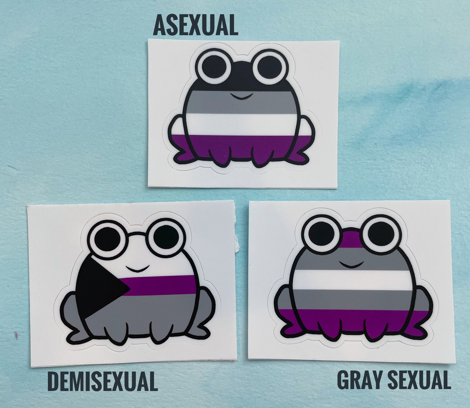 LGBTQ Pride Flag Frog Stickers - Etsy Australia
