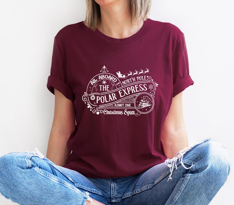 Polar Express Christmas Shirt, Polar Express Ticket Shirt, Christmas ...