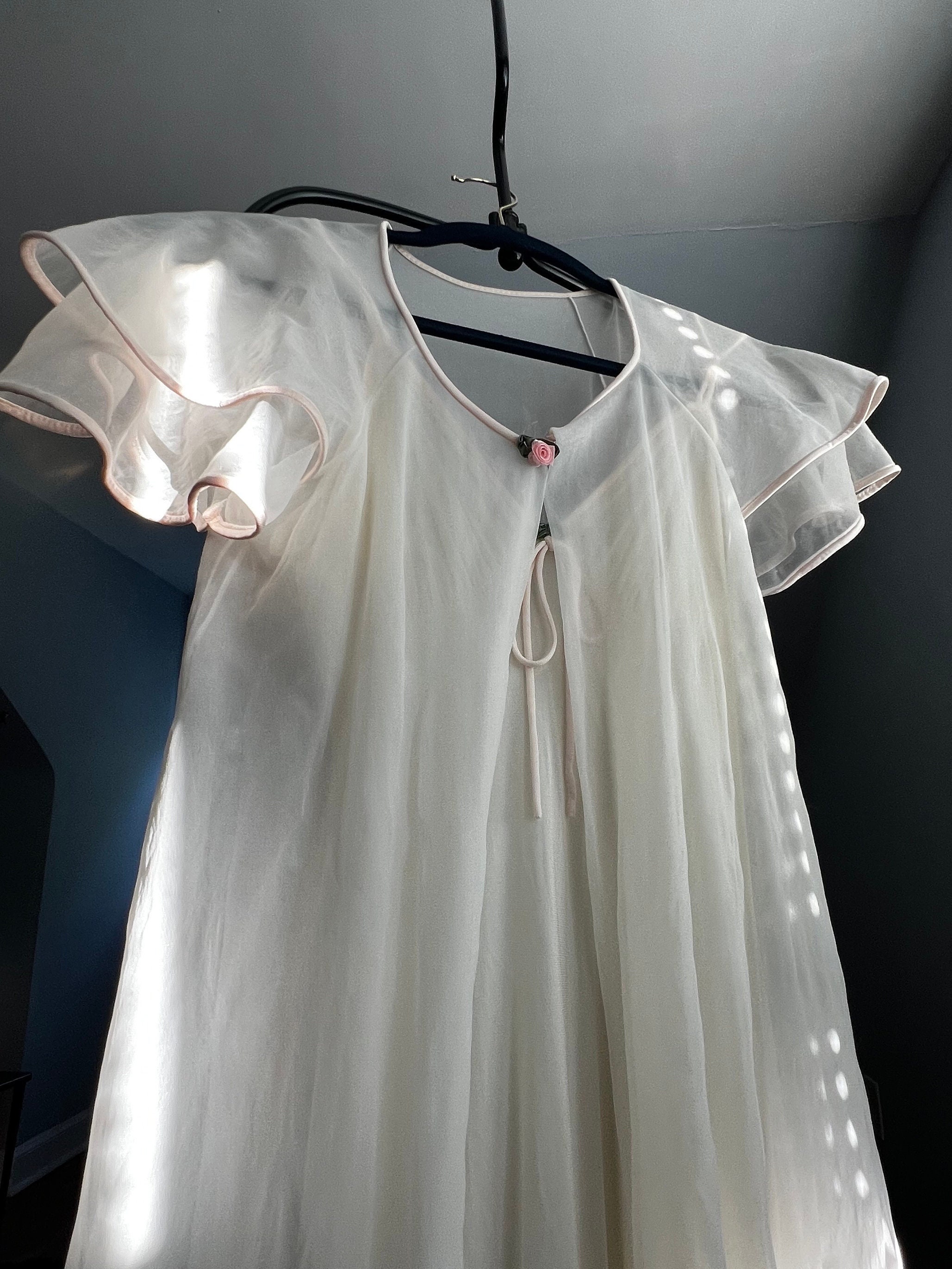 1960s Vintage Val Mode Lingerie Slip and Chiffon Robe Set / Size XS - Etsy