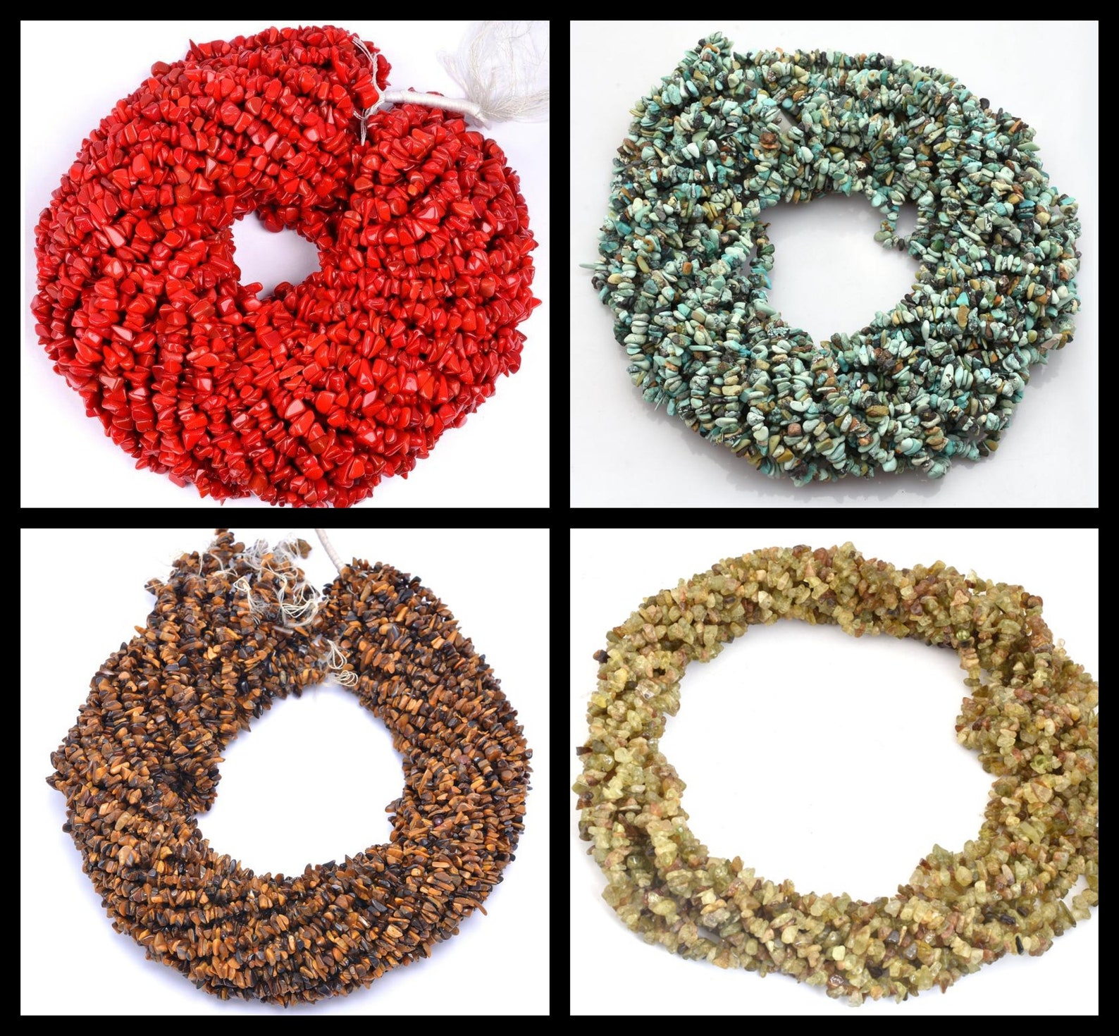 3 Strand Natural Chips Beads All Gemstone Uncut Beads - Etsy.de