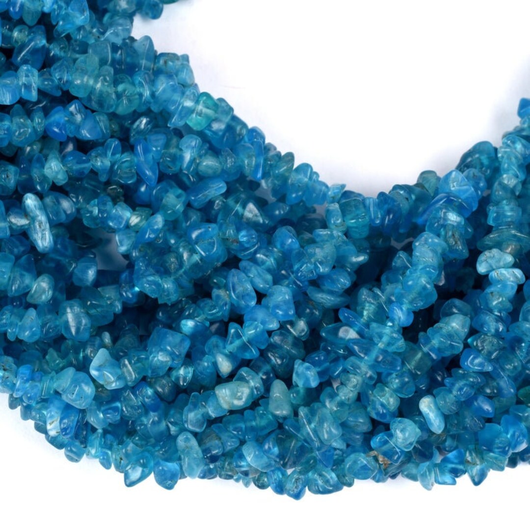 Neon Apatite Uncut Chips, Natural Neon Apatite Smooth Uncut Chips ...
