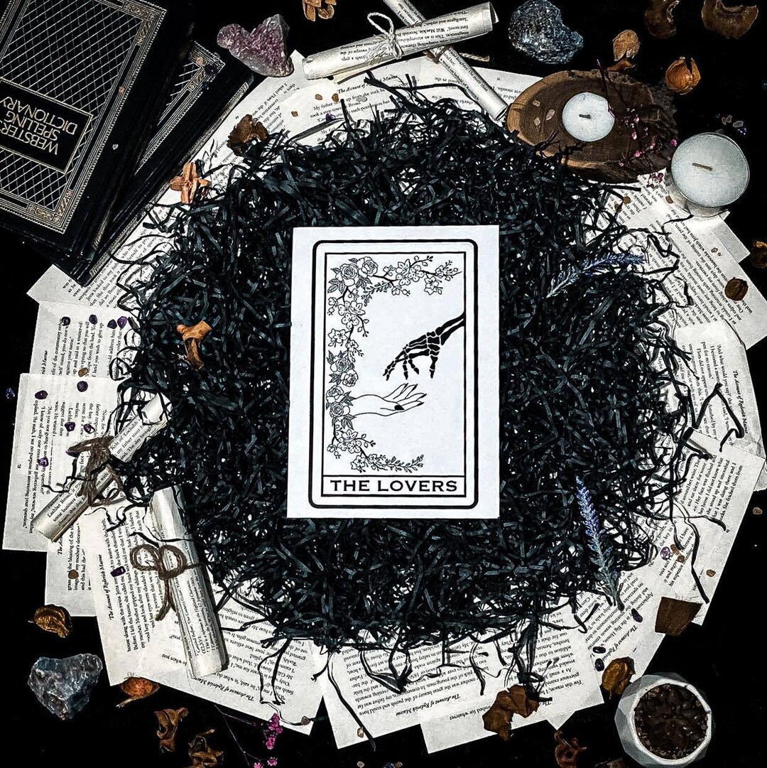 Inverted Lovers Tarot Card (A4 + A5) | Tarot Card | Art Print | Tarot ...