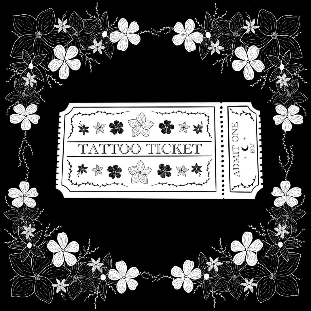 Tattoo Ticket for Existing Designs (digital PDF) - Etsy