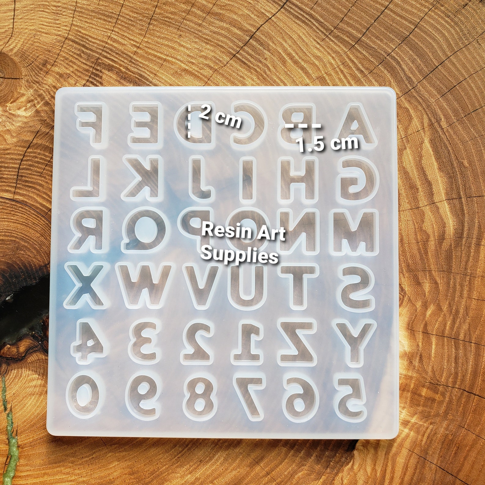 Small Alphabet silicone mold | Etsy