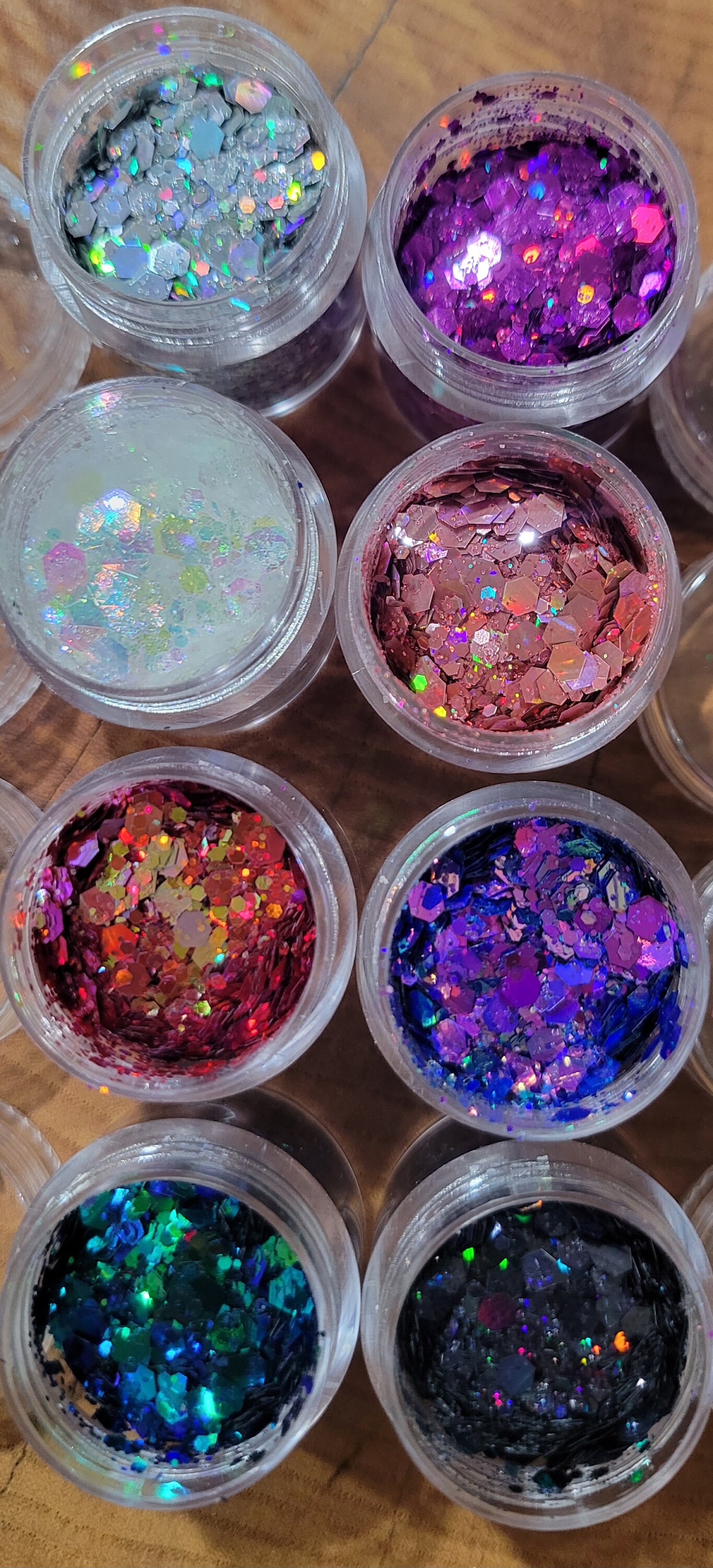 Holografisches Glitzer Set 8 verschiedene Glanze 10 Gramm je - Etsy.de