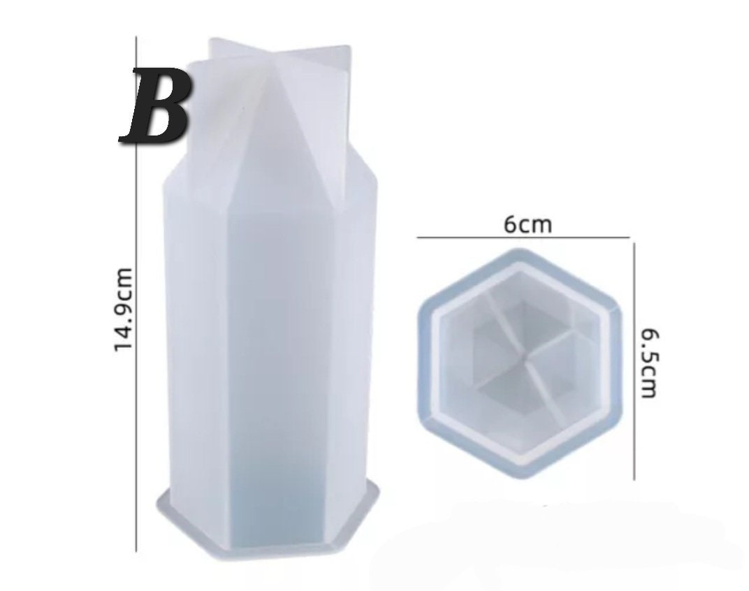 3 Differnt Size Molds Large Crystal Tower Molds Clear - Etsy