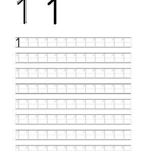 187 Practice Printable Pages Tracing Letters and Numbers Kids Pen ...