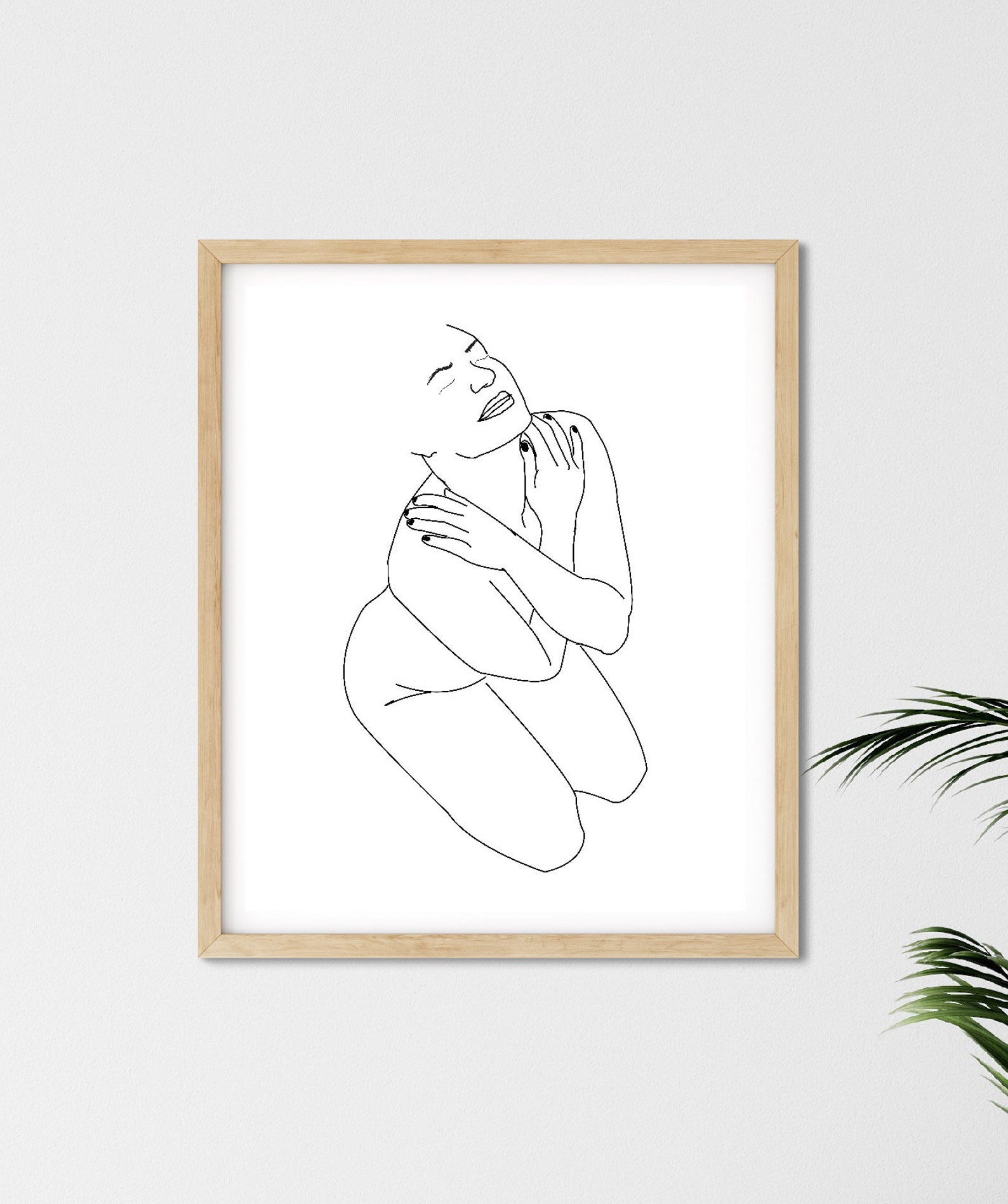 Line Drawing Woman | Female Figure Art | Woman Figure Drawing | Minimal ...