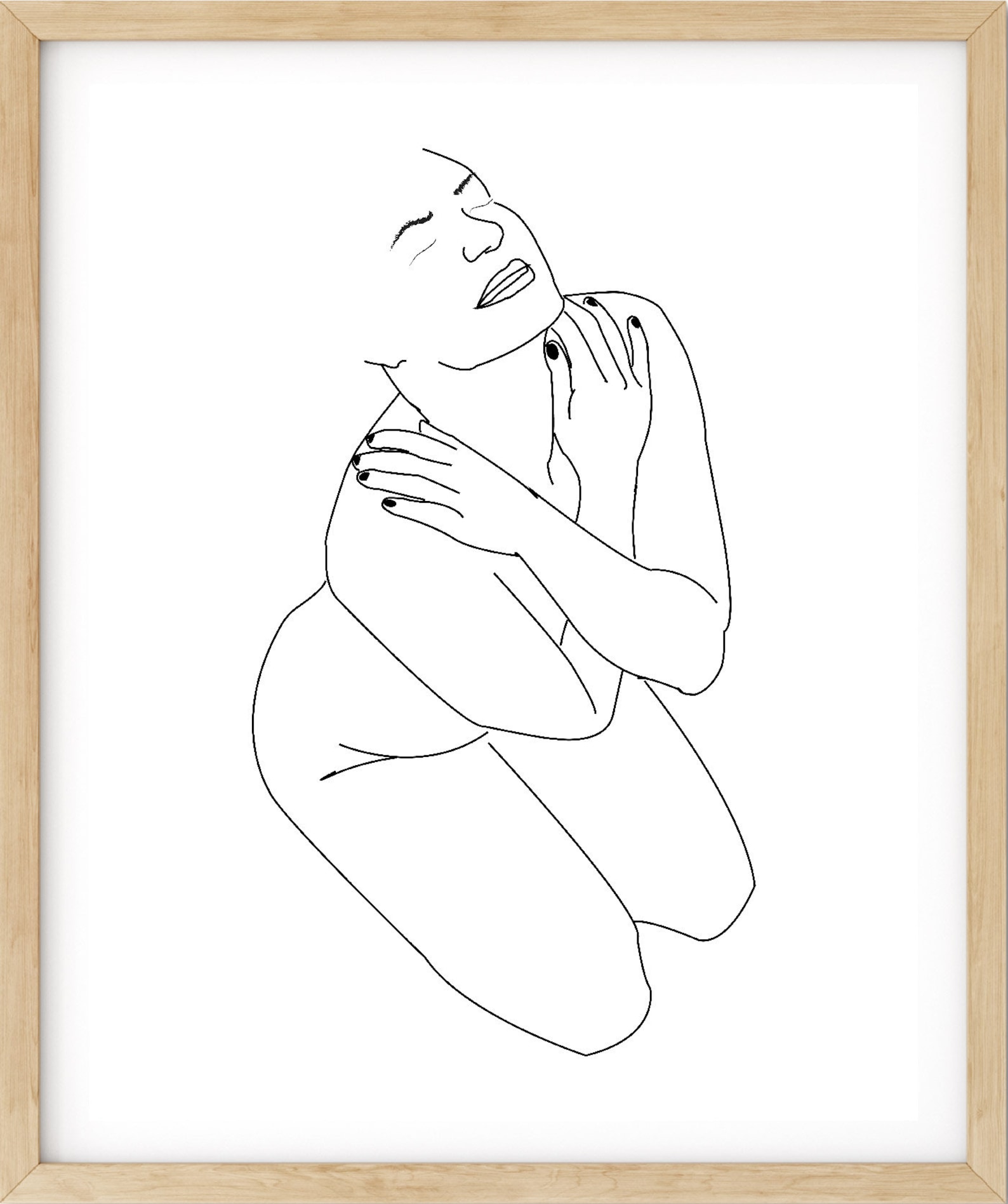 Line Drawing Woman | Female Figure Art | Woman Figure Drawing | Minimal ...