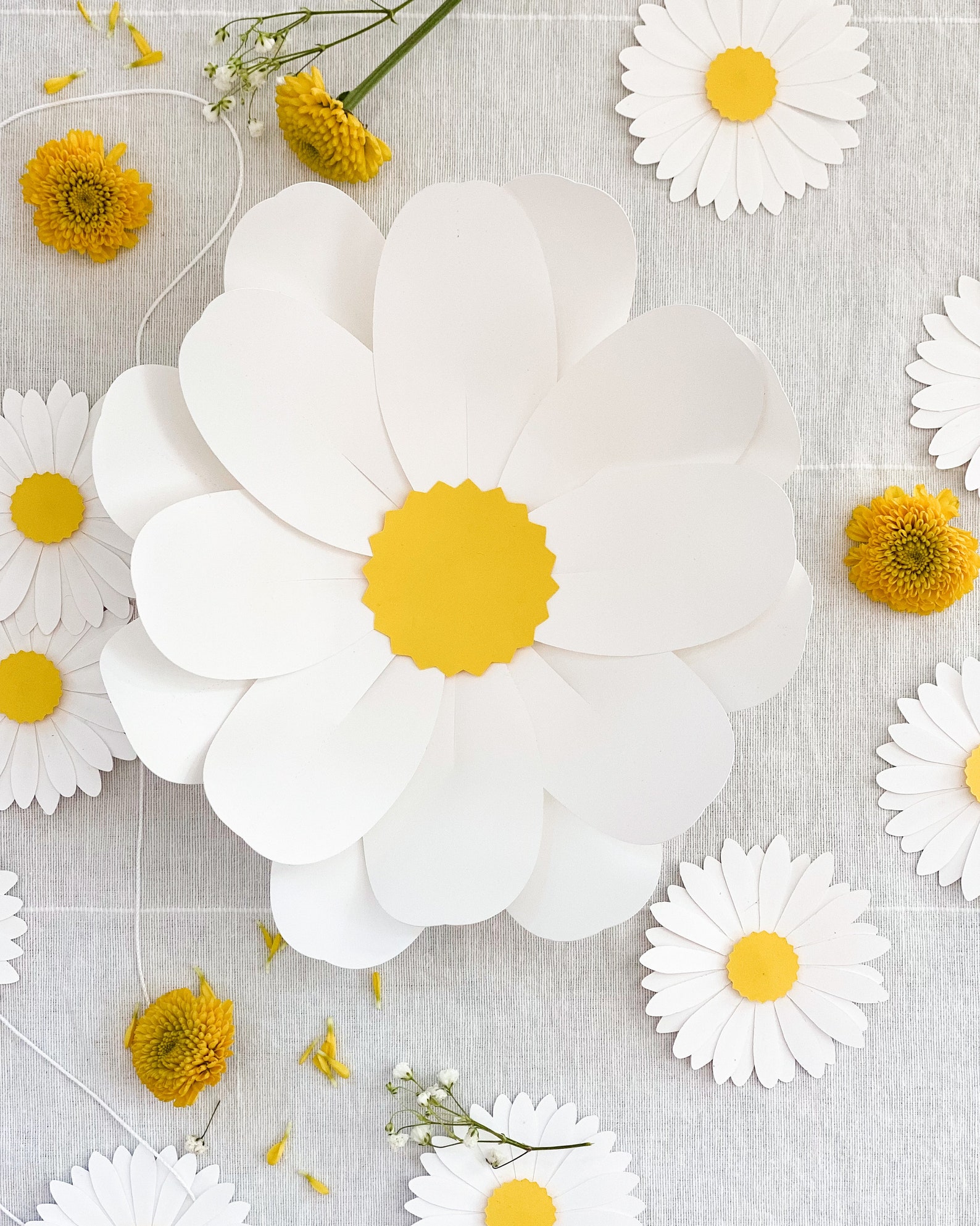 Giant Paper Daisy: Spring Party Decor - 10 Inch - Etsy