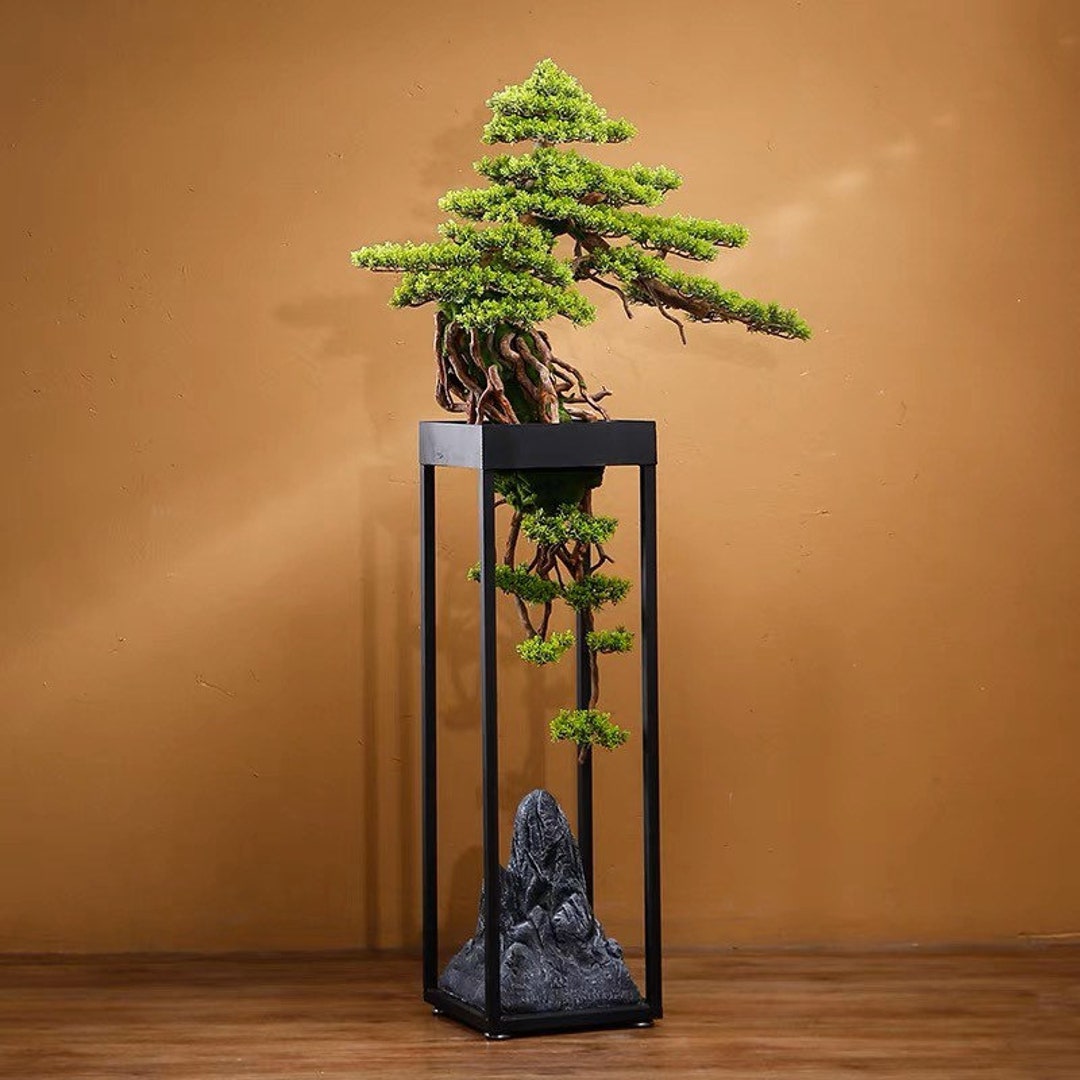 VICKY YAO Faux Bonsai - Exclusive Design Handmade Luxury Iron Stand ...