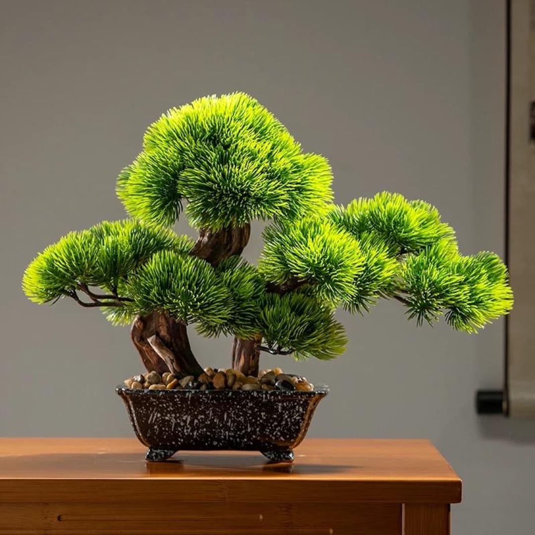 VICKY YAO - Natural Artificial Bonsai Tree in Realistic 4 Feet Pot ...