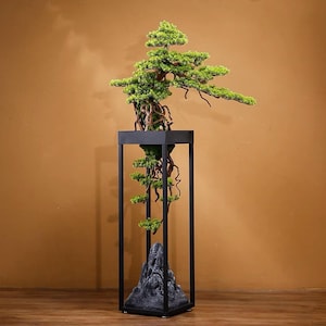 VICKY YAO Faux Bonsai - Exclusive Design Handmade Luxury Iron Stand ...