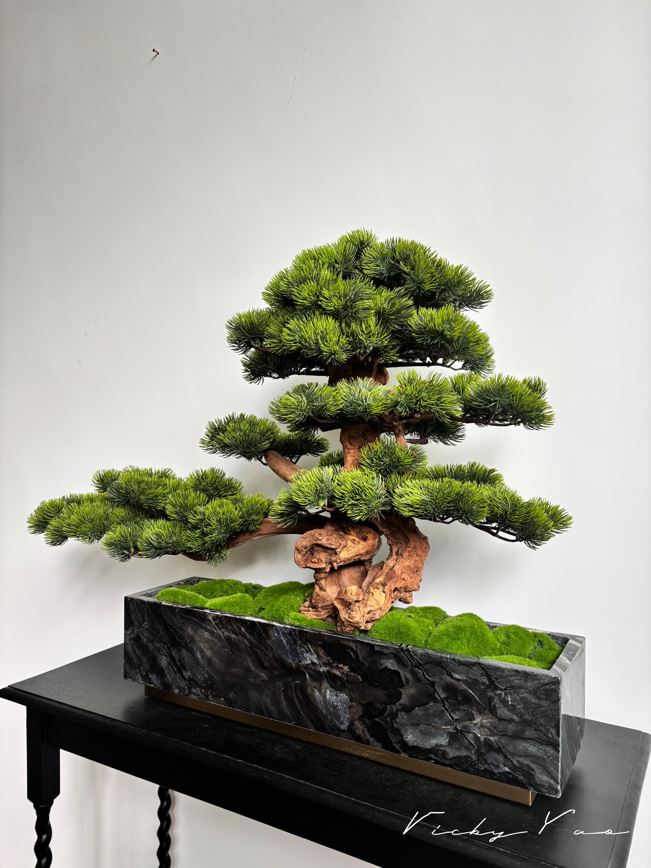 VICKY YAO Fine Bonsai - Realistic Hotel Style Bonsai Tree Art With ...