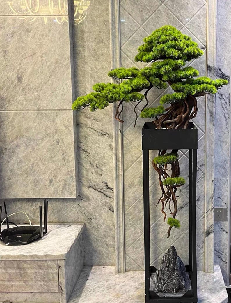 VICKY YAO Faux Bonsai - Exclusive Design Handmade Luxury Iron Stand ...