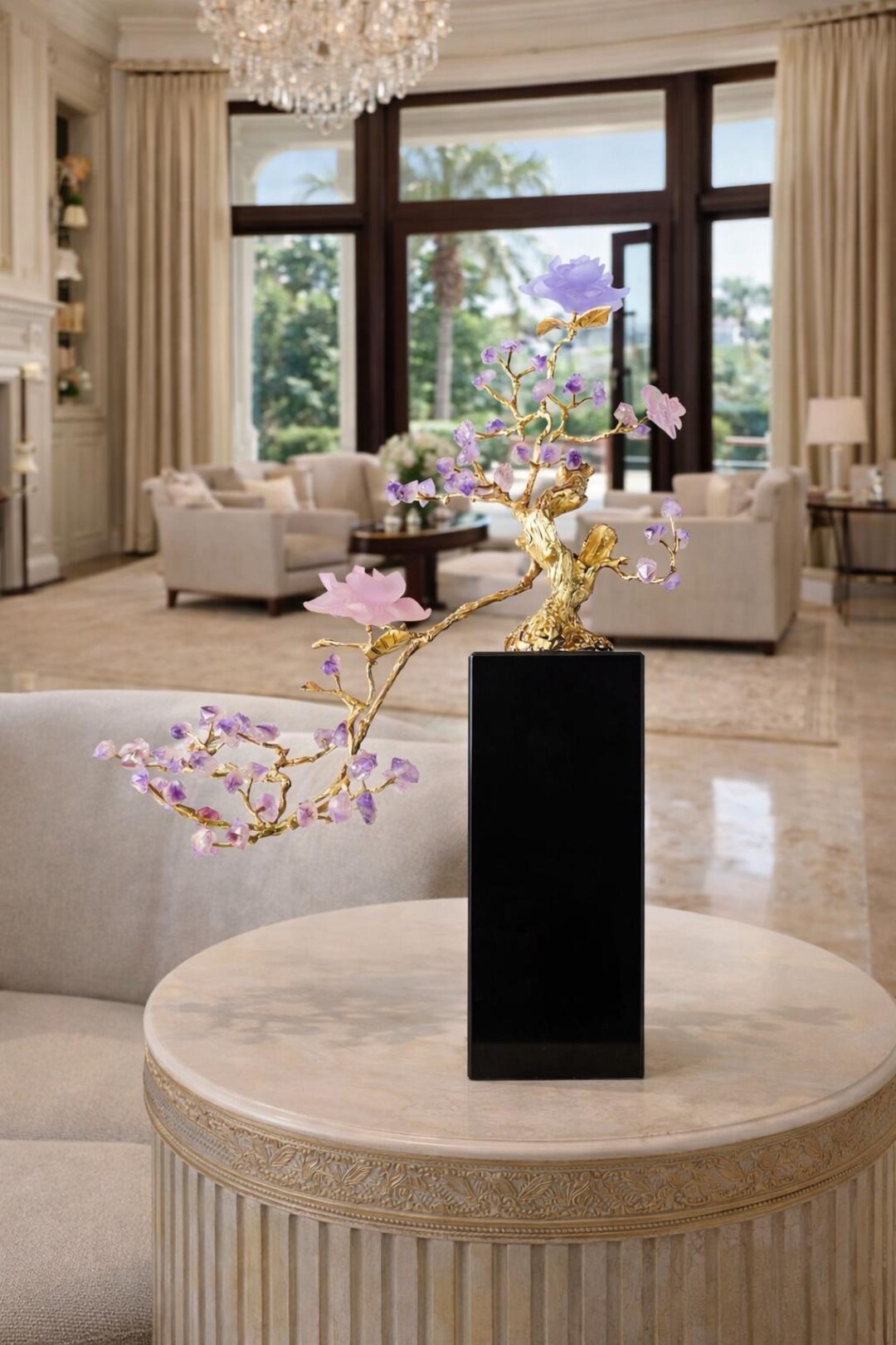 VICKY YAO Design Aesthetic - Luxury Natural Amethyst Crystal Tree ...