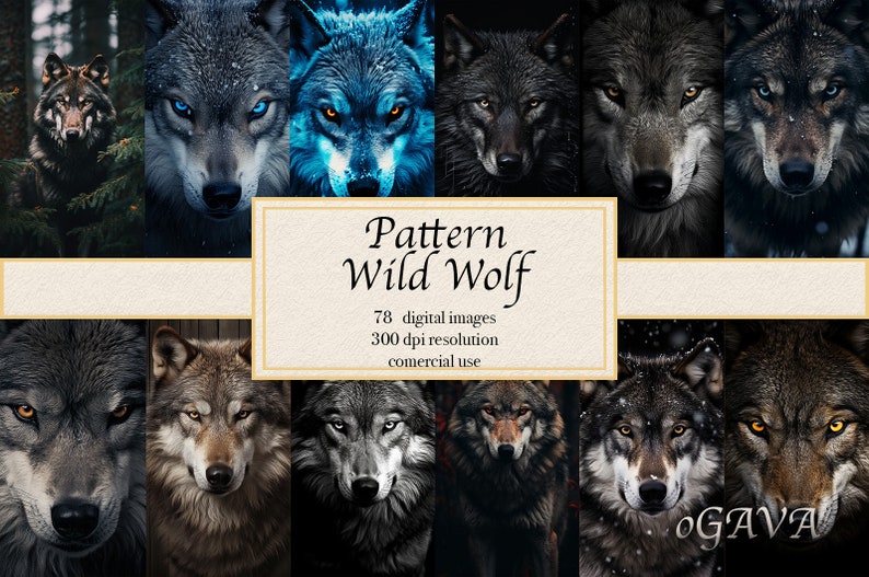 Portrait of a Wild Wolf - Real Photos Vertical Format - Etsy