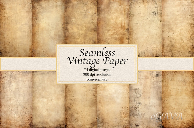 Pattern Vintage Textures - Seamless Vintage Digital Paper Textures ...