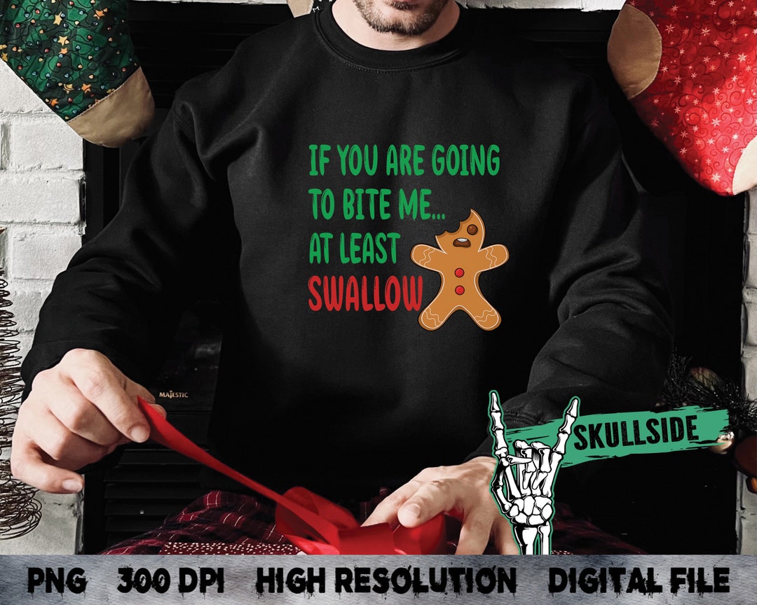 Gingerbread Man Png - Bite Me Png - If You Are Going to Bite Me at ...