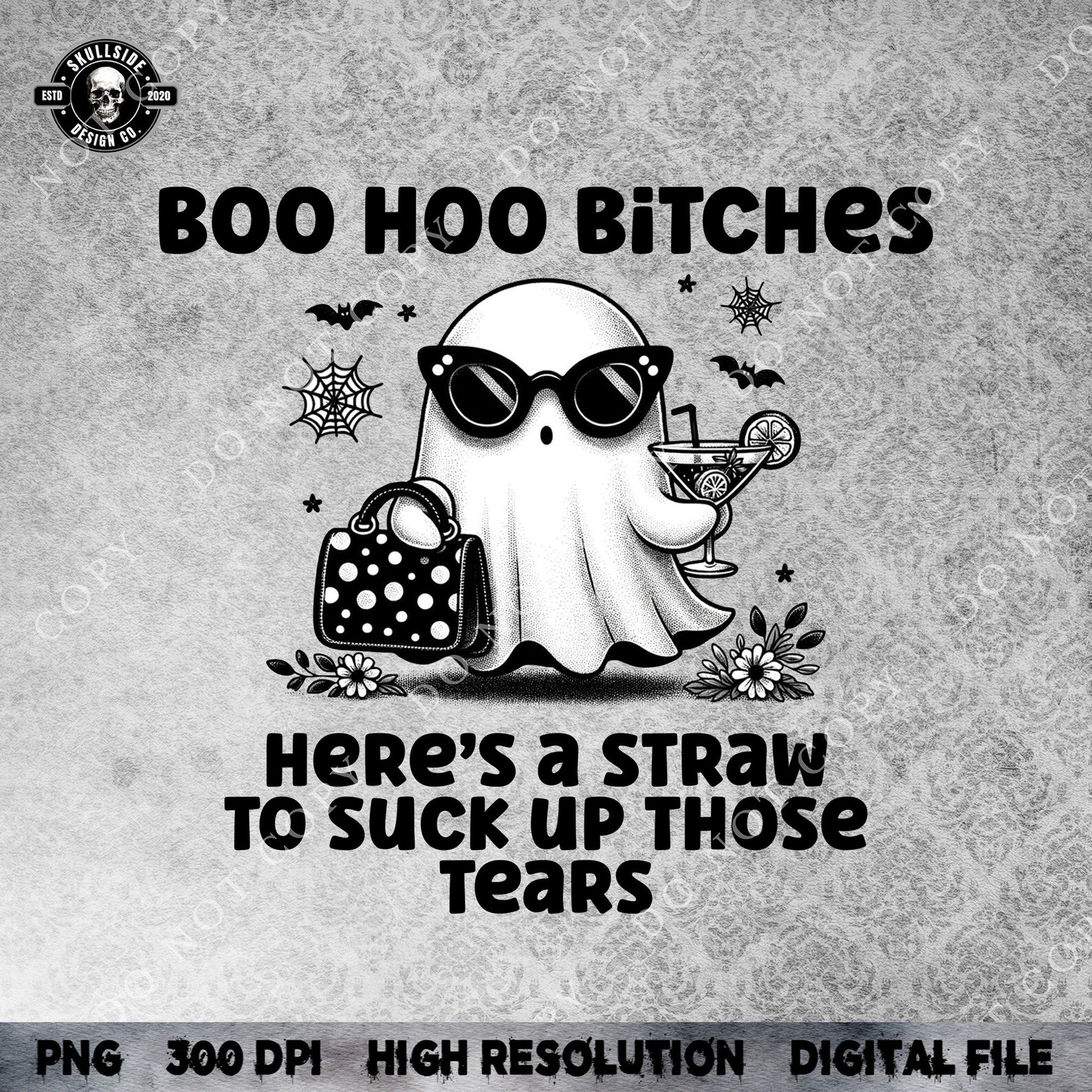 Cute Ghost Halloween Png, Boo Hoo Png, Here's a Straw, Sarcastic and ...