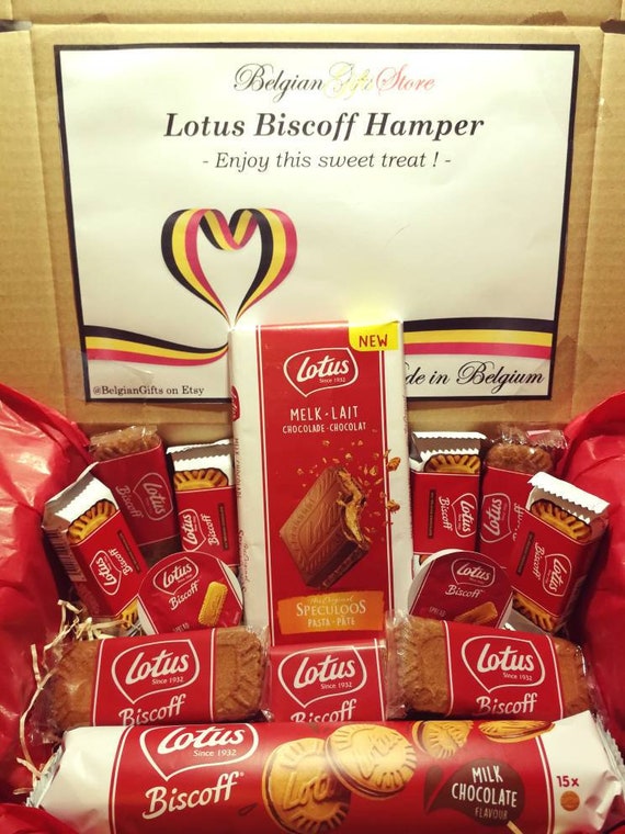 Lotus Biscoff Hamper Chocolate Bar Biscuits Birthday Hamper - Etsy