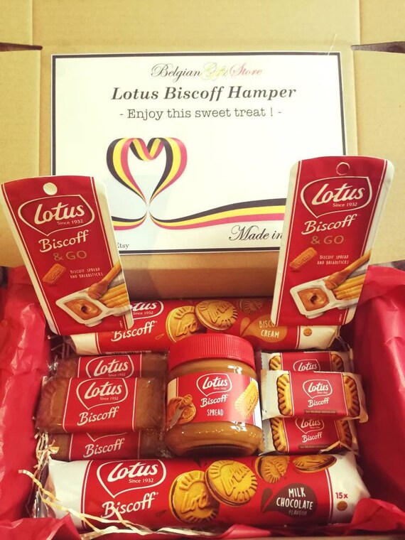 Lotus Biscoff Hamper Biscuits Birthday Hamper for Her Gift for - Etsy UK