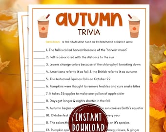 Fall Riddles Game | Printable Autumn Games | Fall Time Activities for ...