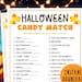 Halloween Candy Match Party Game Halloween Games for Kids & Adults Fun ...