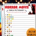 Halloween Horror Movie Emoji Pictionary Party Game Halloween Scary ...