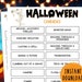 Halloween Charades Game 33 Halloween Charades Printable - Etsy