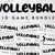 Volleyball Trivia Game Printable Volleyball Team Party Games Travel ...