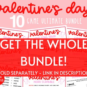 What's Your Valentine Name Game | Valentine's Day Printable Game | Fun ...