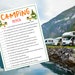 Camping Trivia | Printable Campground Party Games | Camping Activities ...