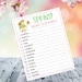 Spring Word Scramble Game Printable Springtime Games Party Games Spring ...