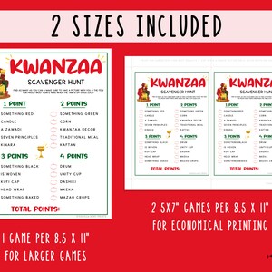 Kwanzaa Scavenger Hunt | Printable Kwanzaa Party Games | Fun Activities ...