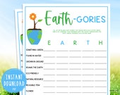 Earth Day Scattergories Game Fun Printable Spring Games - Etsy