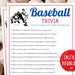 Baseball Emoji Pictionary Game | Printable Baseball Team Party Game ...