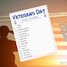 Veterans Day Word Scramble Game Printable Veterans Day Party Games ...