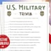 U.S. Military Trivia Game | Memorial Day Printable Party Games ...